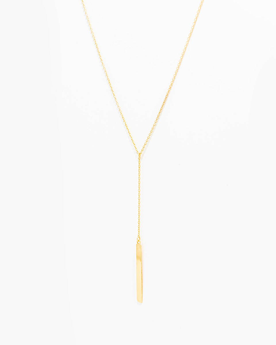 Colar Y Chapa Retângular – Maria Avillez Jewellery