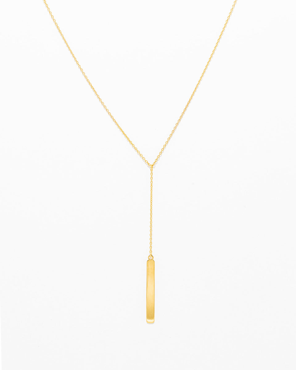 Colar Y Chapa Retângular – Maria Avillez Jewellery
